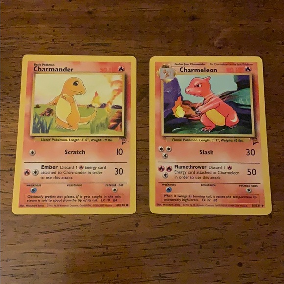 Pokemon | Games | Vintage Pokmon Charmandercharmeleon Set | Poshmark